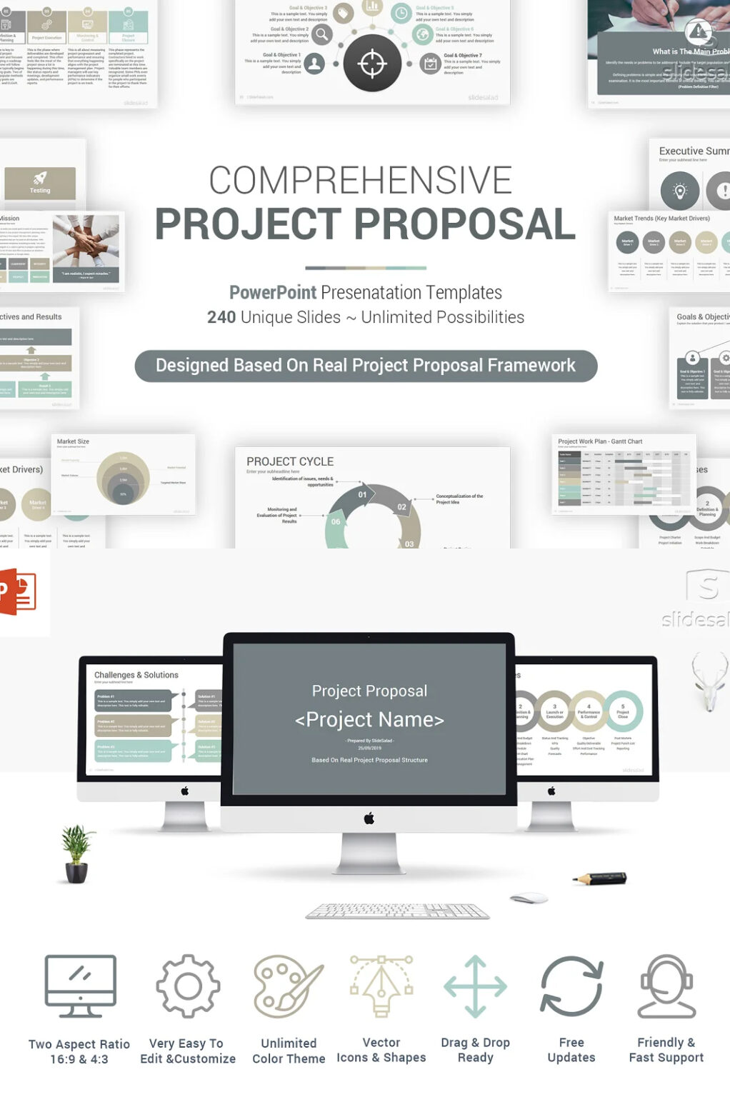 Project Proposal PowerPoint Template - Siteoutsite