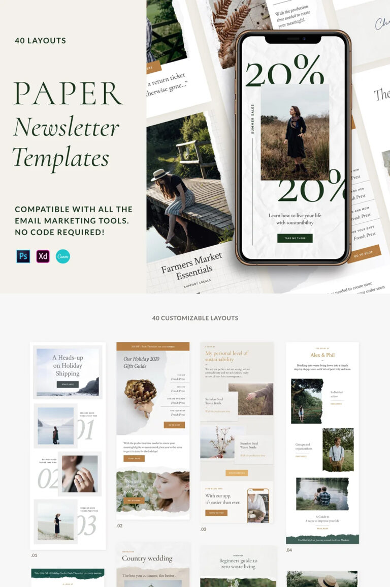 Paper Newsletter Templates - Siteoutsite