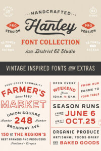 Hanley Pro Font Collection - Siteoutsite