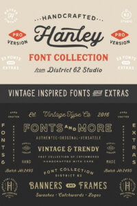 Hanley Pro Font Collection - Siteoutsite