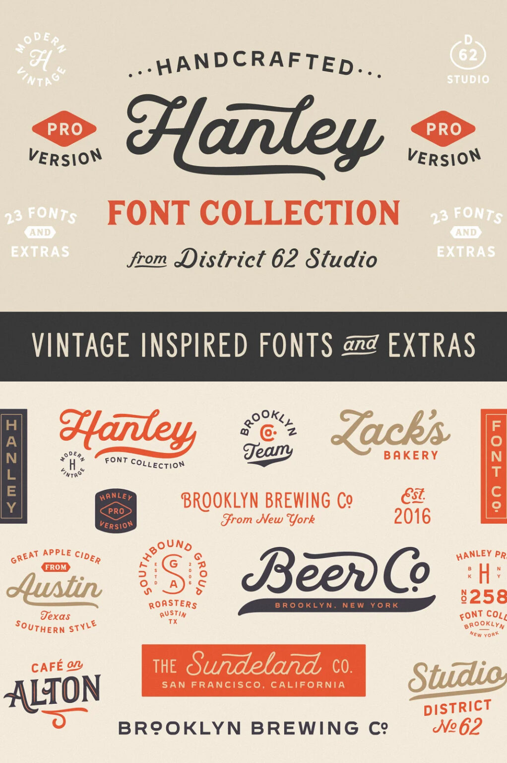 Hanley Pro Font Collection - Siteoutsite