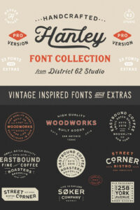 Hanley Pro Font Collection - Siteoutsite
