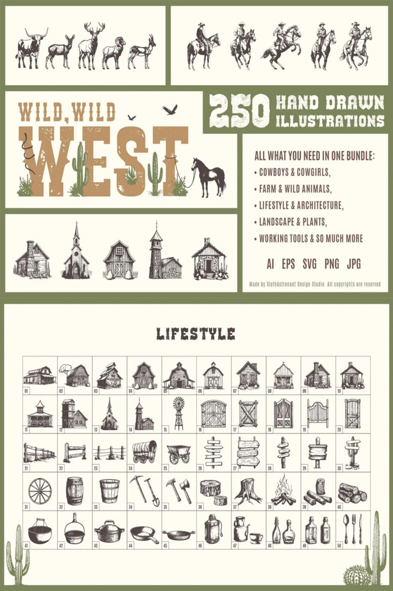 Wild Wild West Graphics - Siteoutsite
