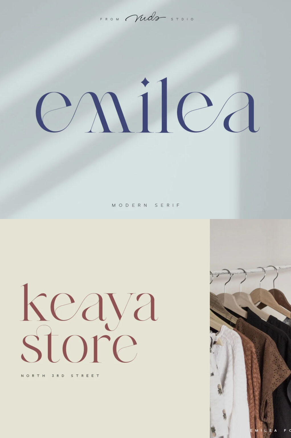 Emilea Font - Siteoutsite
