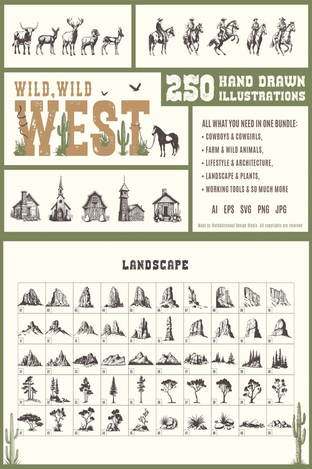 Wild Wild West Graphics - Siteoutsite