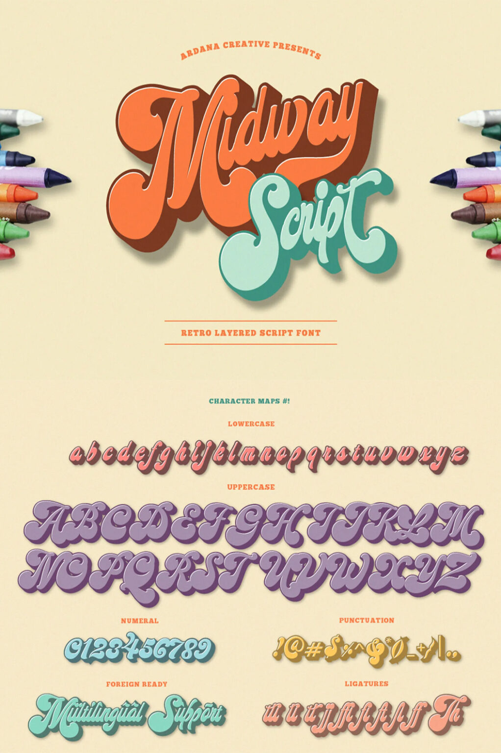 Midway Retro Font - Siteoutsite