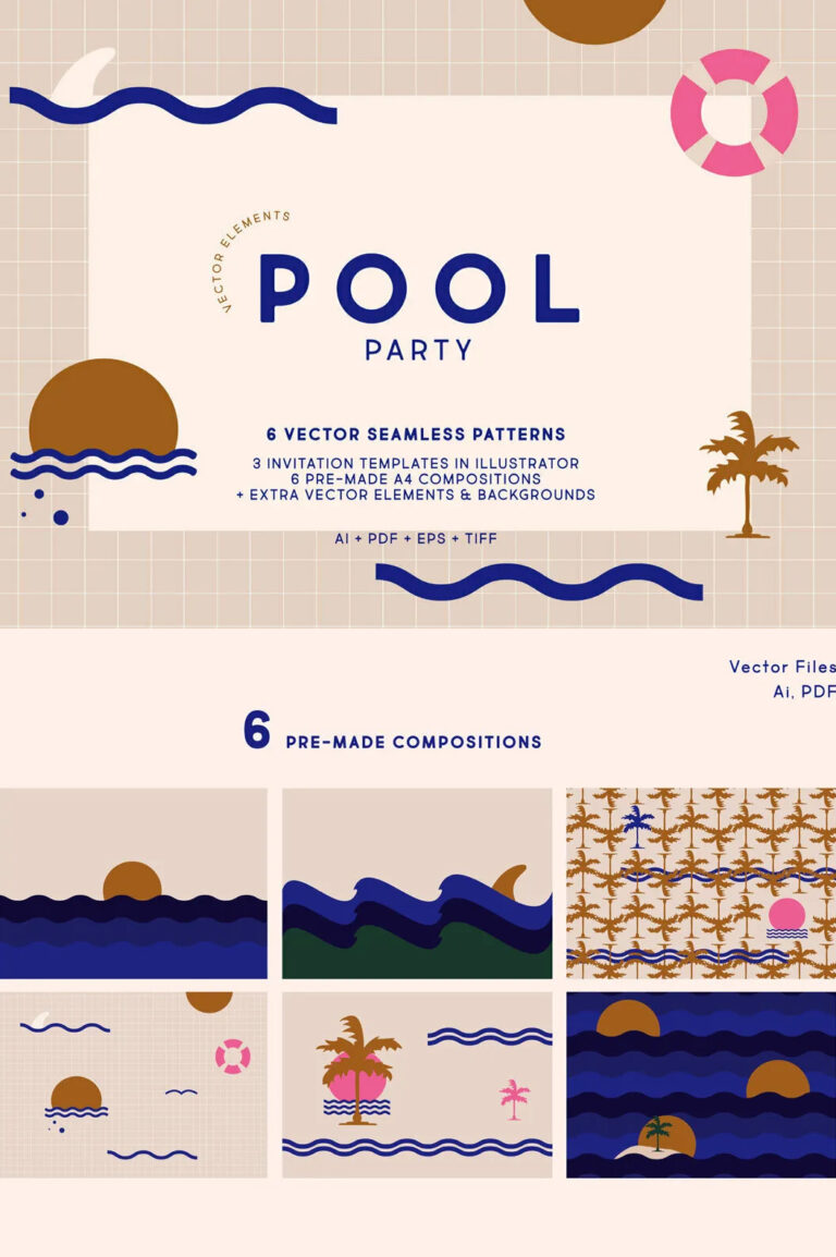 Pool Party Graphics - Siteoutsite