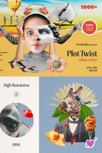 Plot Twist Collage Creator Graphics - Siteoutsite