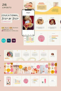 Educational Carousel Templates Graphics - Siteoutsite