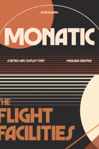 Monatic Font - Siteoutsite