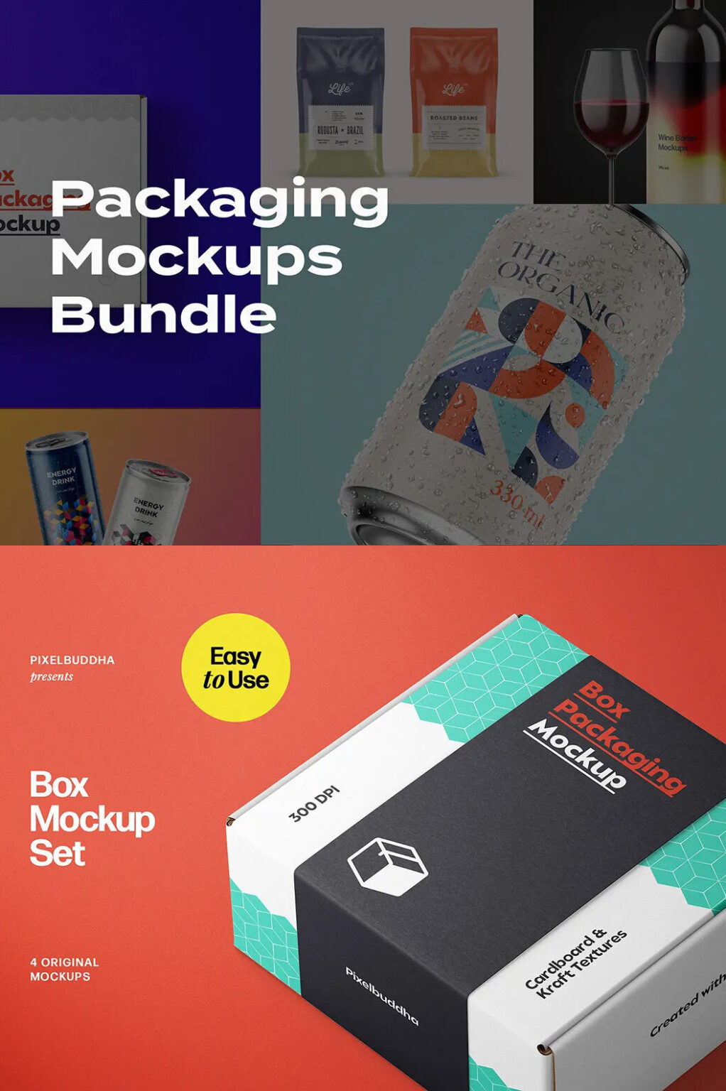 Packaging Mockups Bundle Graphics - Siteoutsite