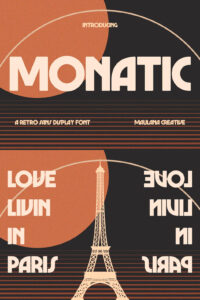 Monatic Font - Siteoutsite