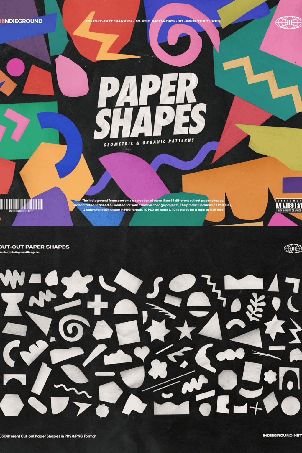 Paper Shapes Graphics - Siteoutsite