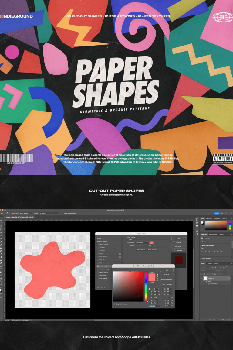 Paper Shapes Graphics - Siteoutsite