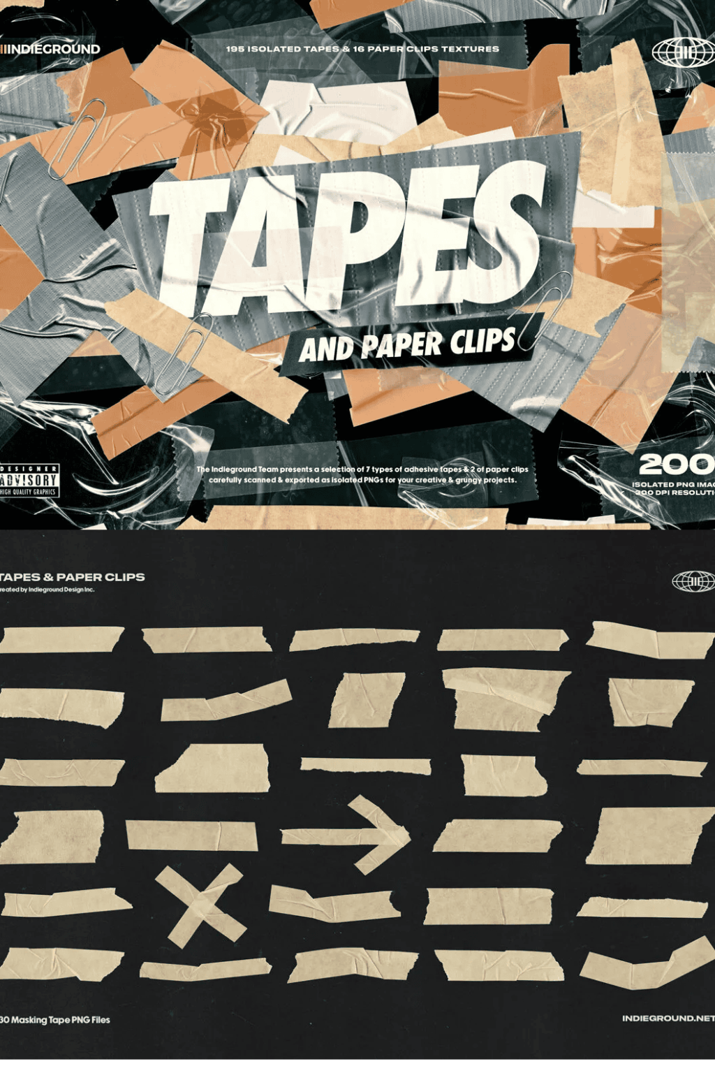Tapes Paper Clips Graphics - Siteoutsite