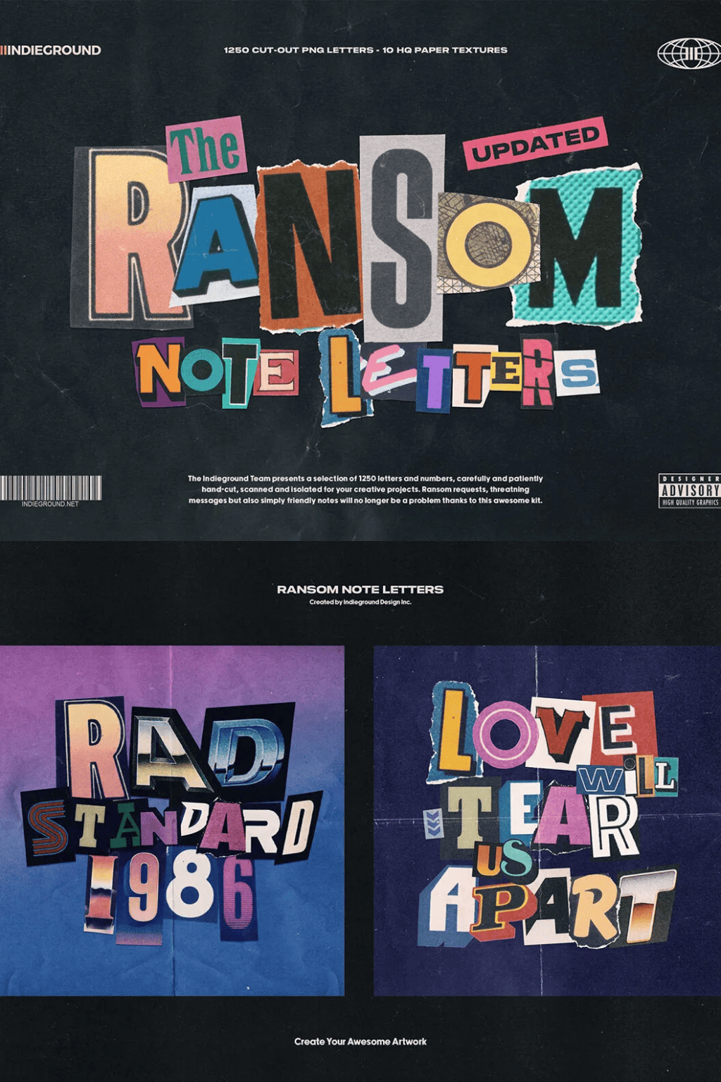 Ransom Note Letters Graphics - Siteoutsite