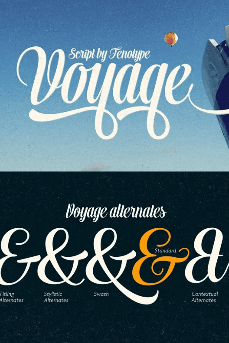 Voyage Font - Siteoutsite
