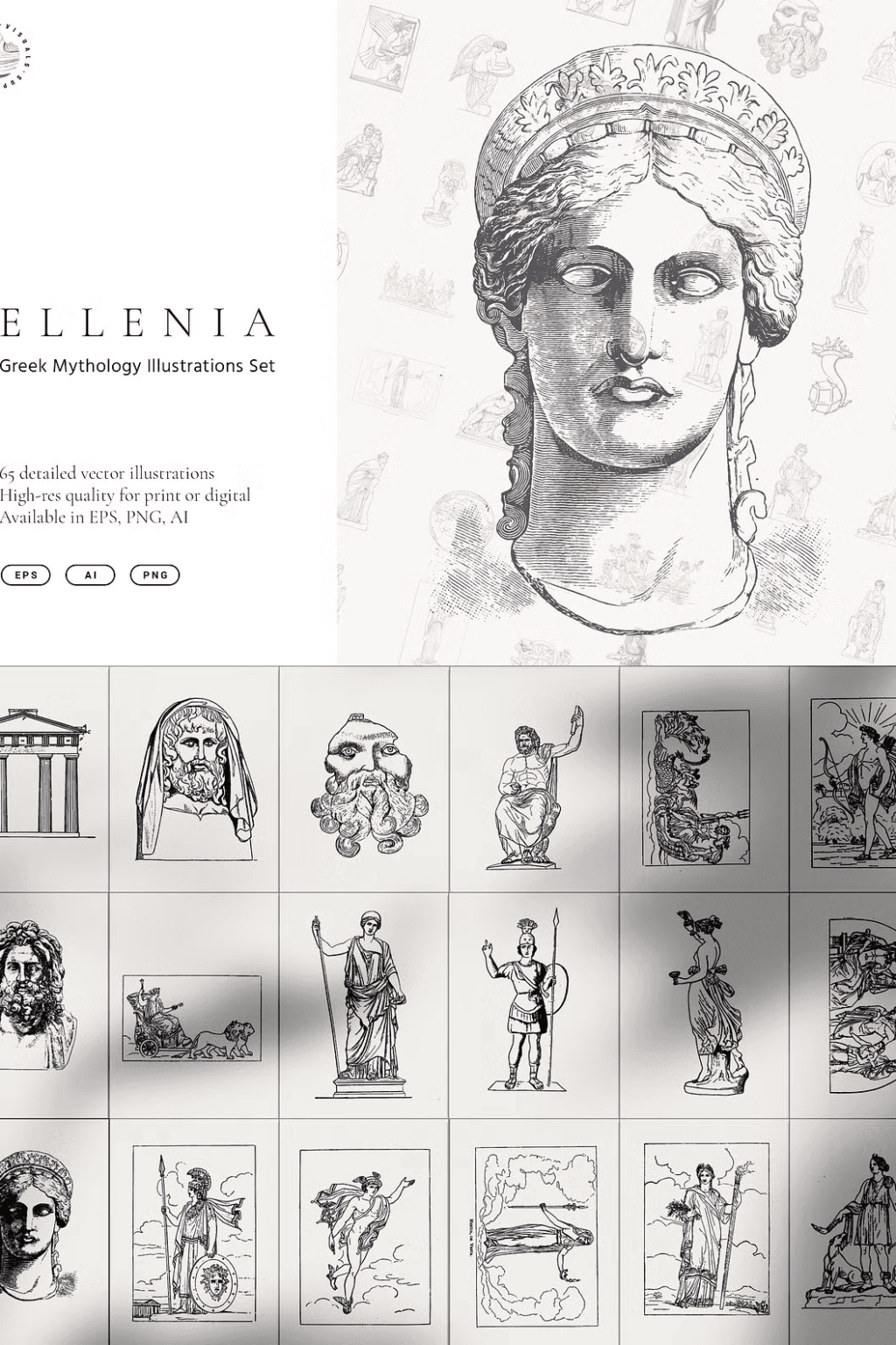 Ellenia - Greek Mythology Set Graphics - Siteoutsite