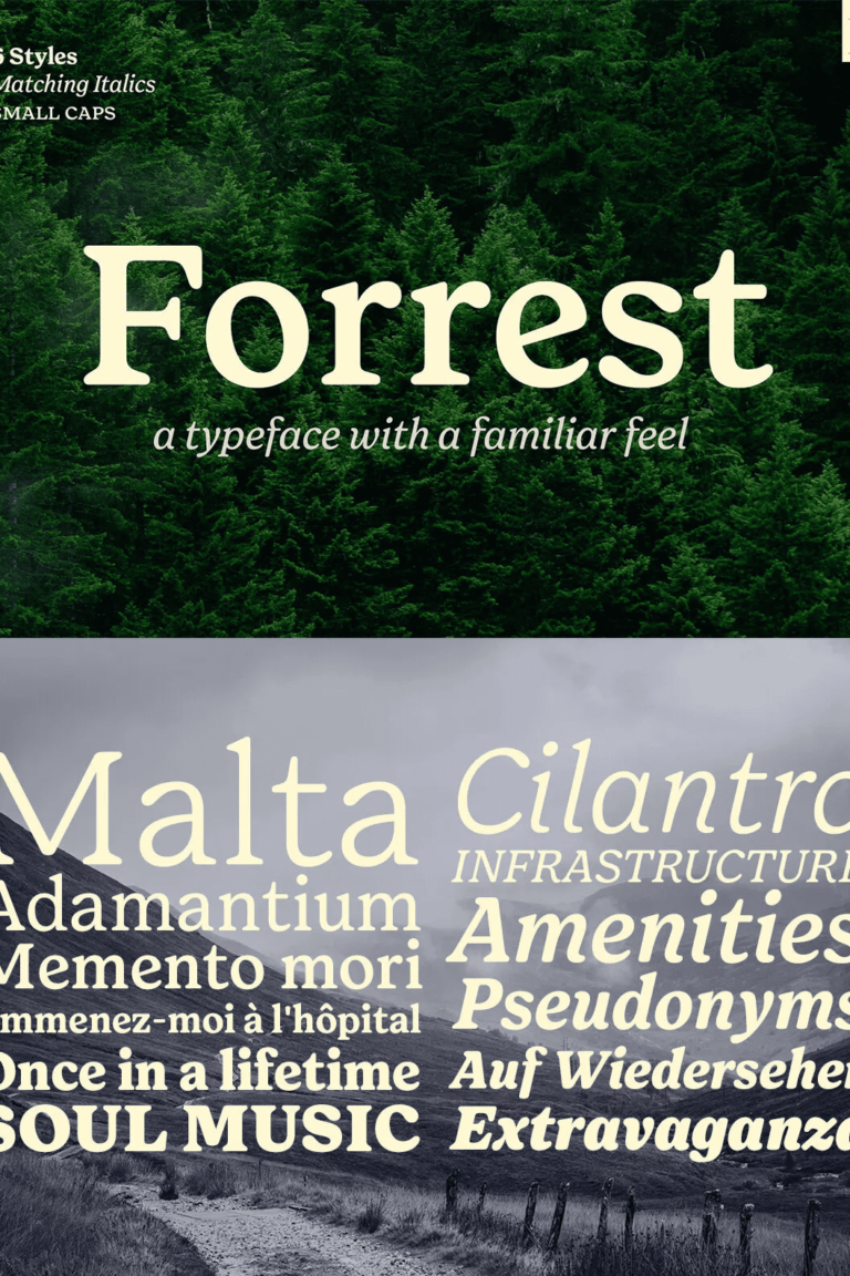 Forrest Font - Siteoutsite