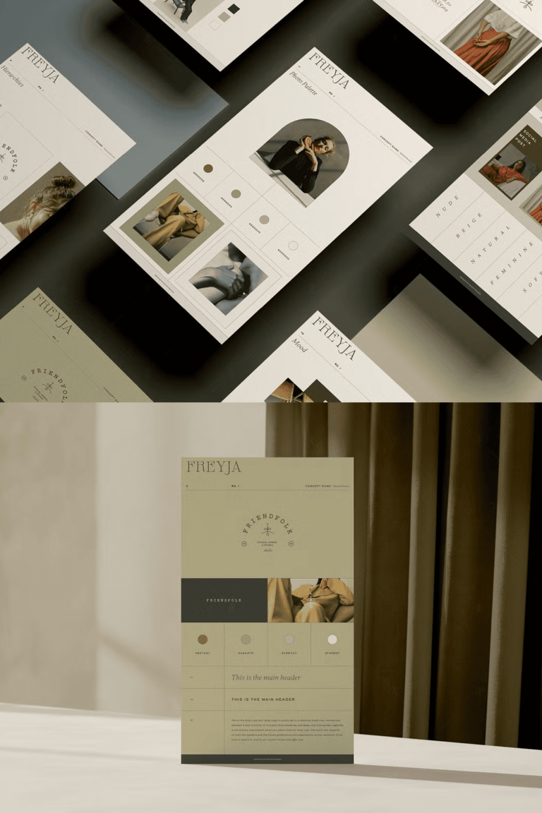 Freyja | Brand Board Kit - Siteoutsite