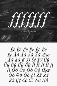 Fffffff Pixel Serif Font - Siteoutsite