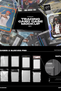 Trading Card Case Mockup - Siteoutsite