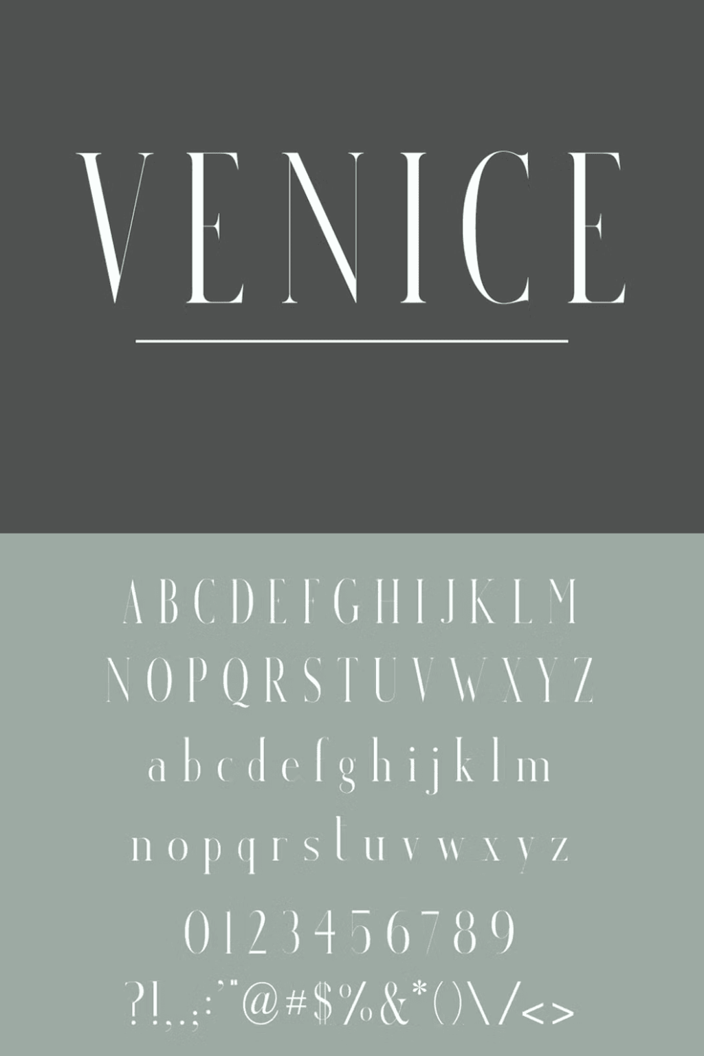 Venice | A Beautiful Serif - Siteoutsite