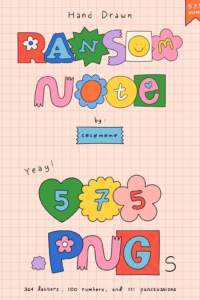 Ransom Note Cut Out Letter - Siteoutsite