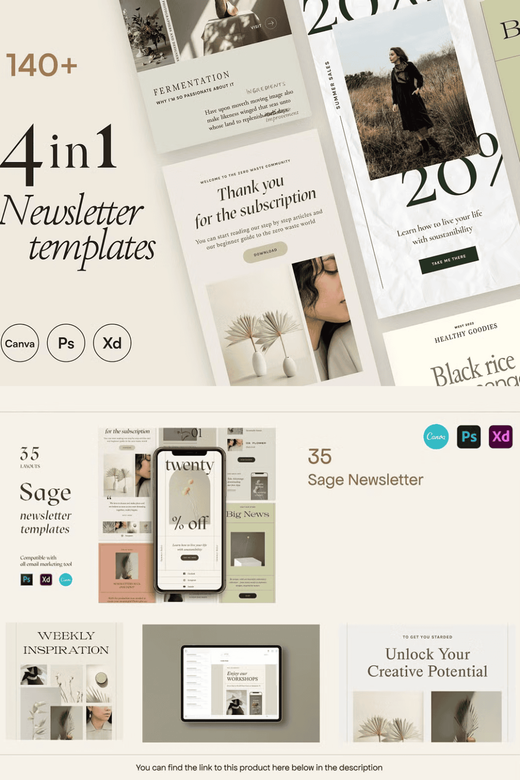 4in1 BigBundle Newsletter Templates - Siteoutsite