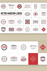 50 Retro Modern Logos Vol.1 - Siteoutsite