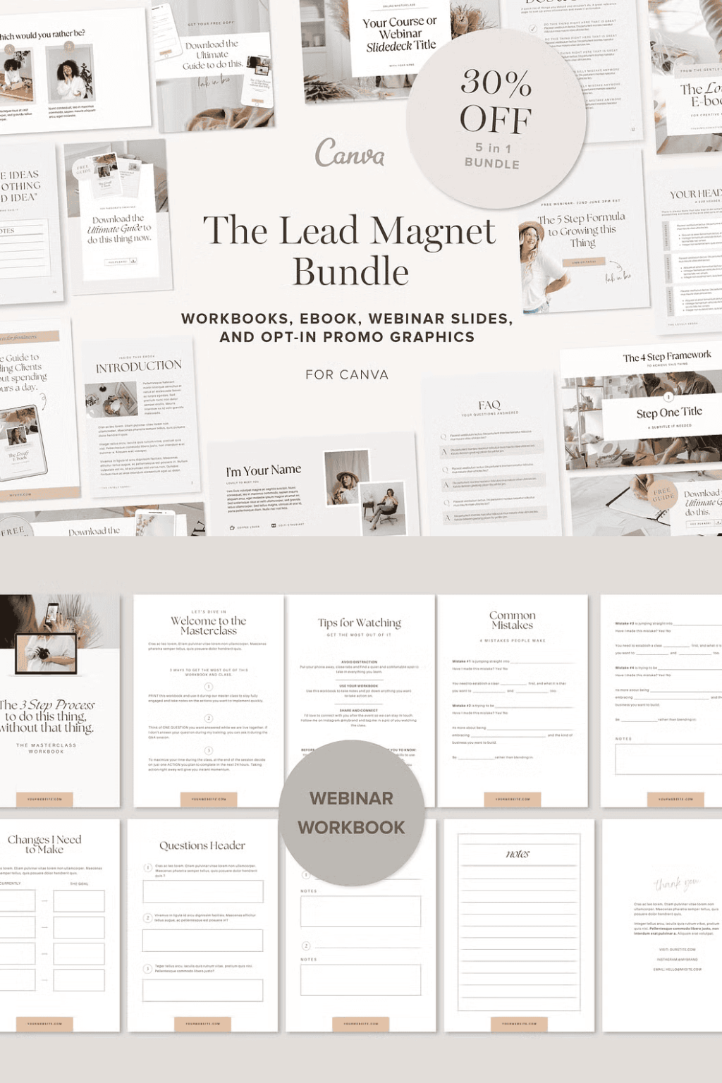 Lead Magnet Template Bundle - Siteoutsite