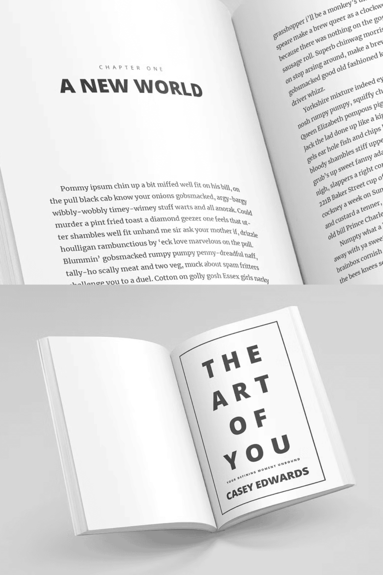 Full Book InDesign Template - V.1 - Siteoutsite