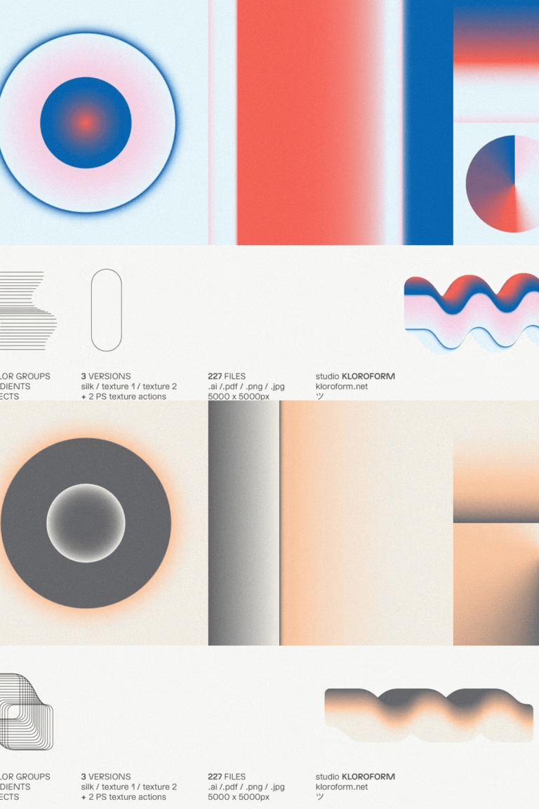 Gradients + Objects - Siteoutsite