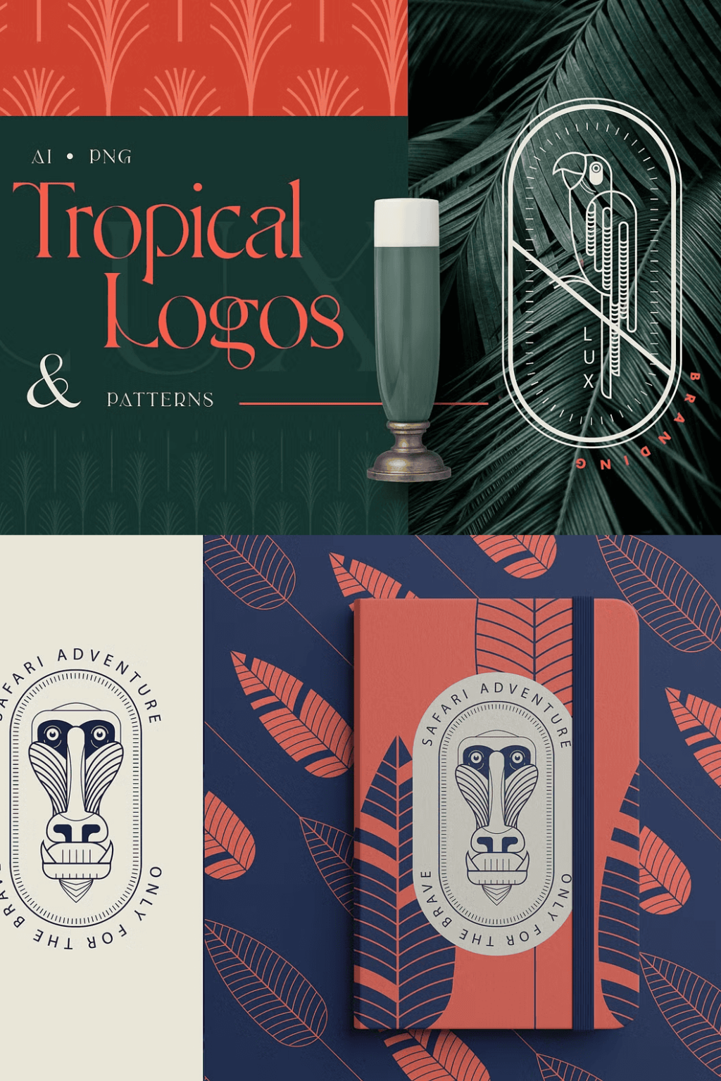 Tropical Logos and Patterns - Siteoutsite