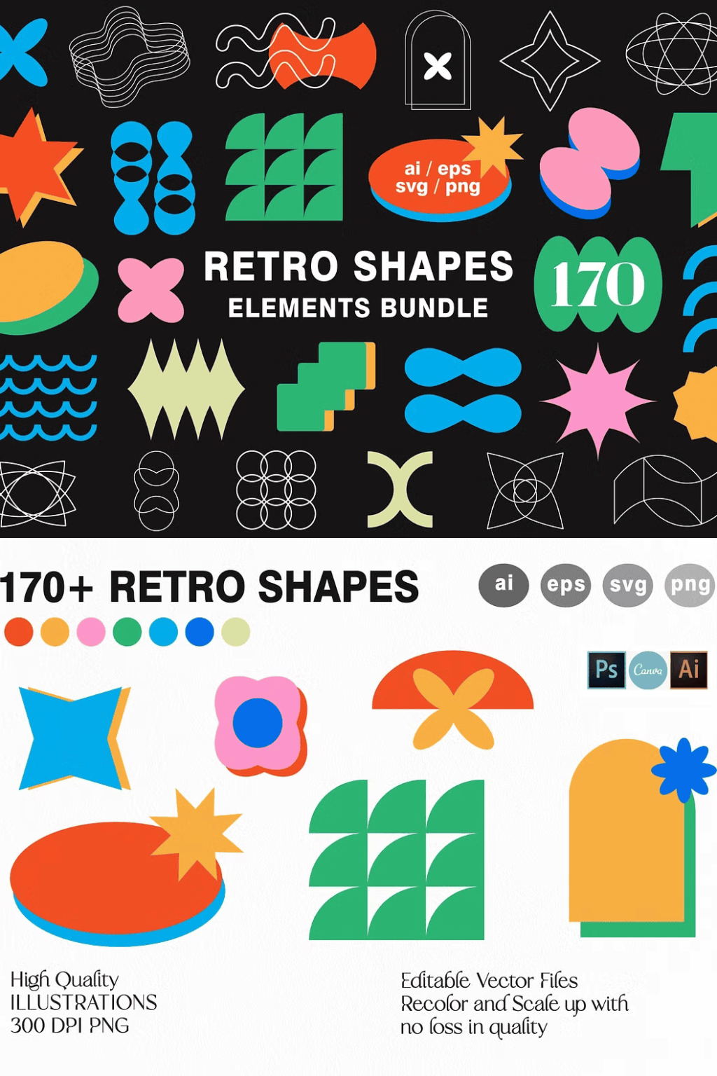 170 Retro Shapes Atelier - Siteoutsite