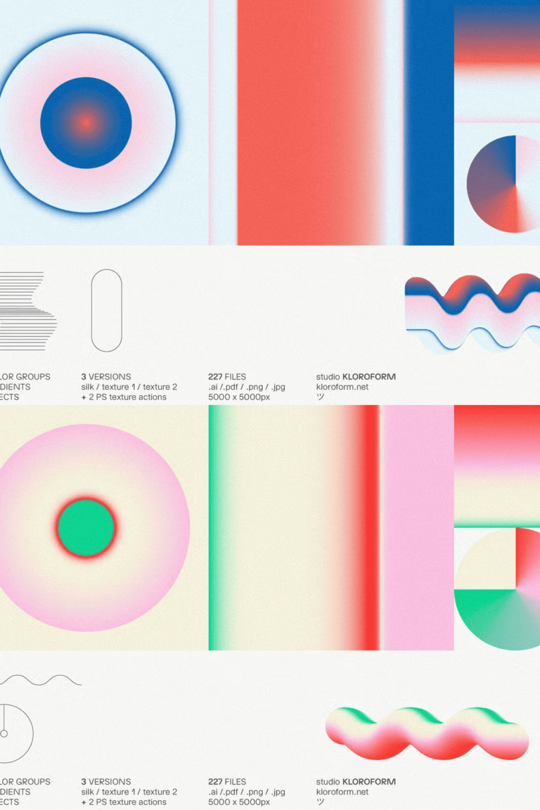 Gradients + Objects - Siteoutsite