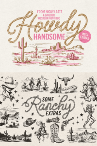 Howdy Handsome Layered Font Duo - Siteoutsite