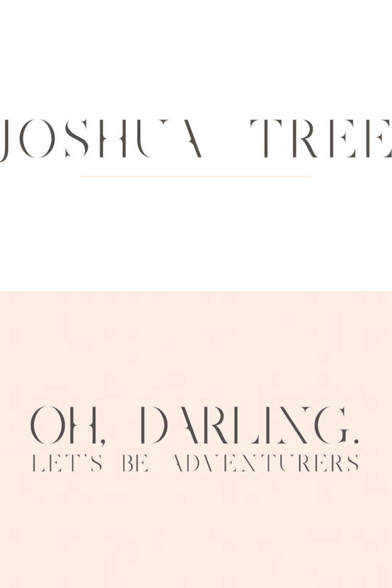 Joshua Tree | A Gorgeous Serif - Siteoutsite