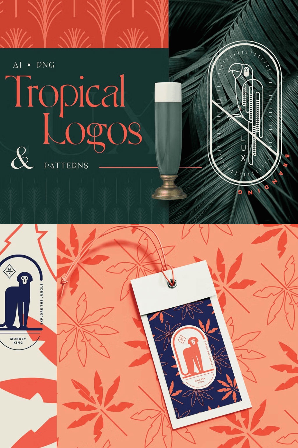 Tropical Logos and Patterns - Siteoutsite
