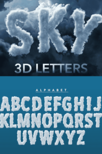 Sky / Cloud Letters - Siteoutsite