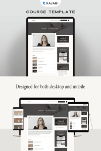 Kajabi Course Template for Courses - Siteoutsite