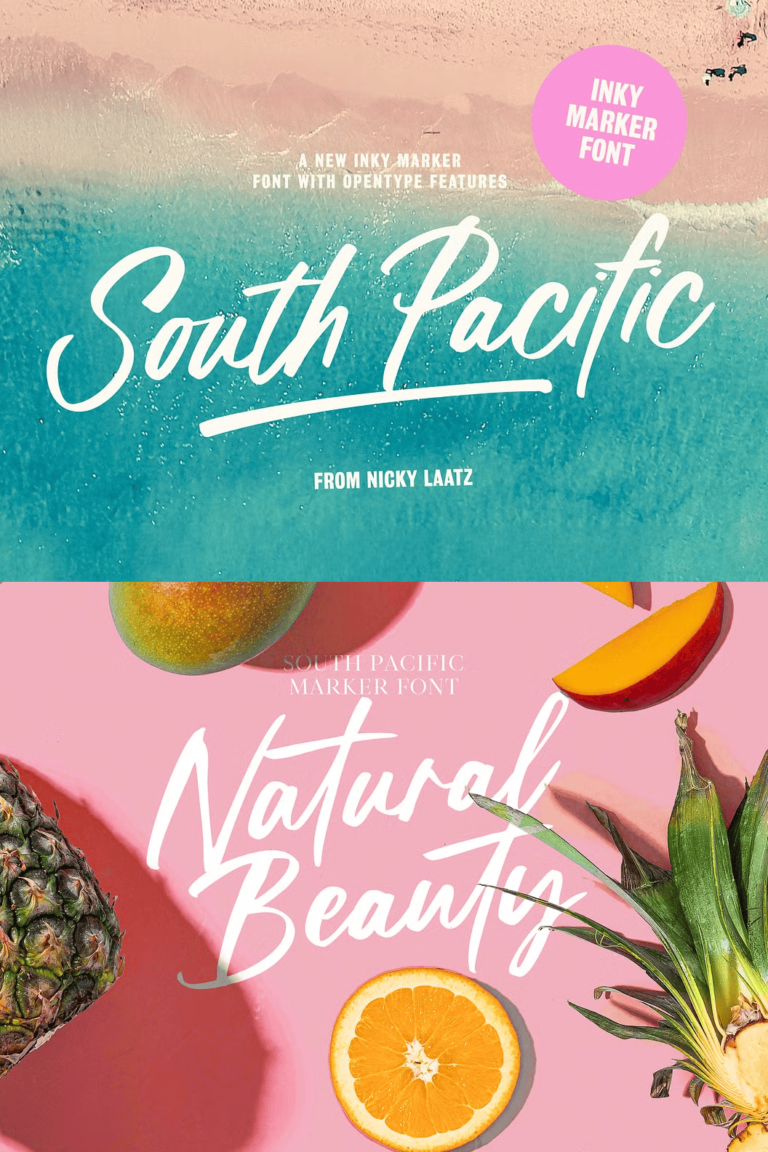 South pacific Marker Font - Siteoutsite