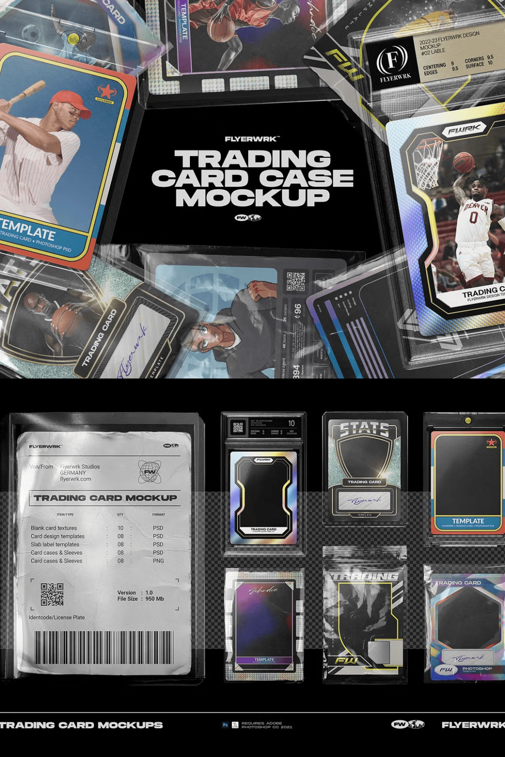Trading Card Case Mockup - Siteoutsite