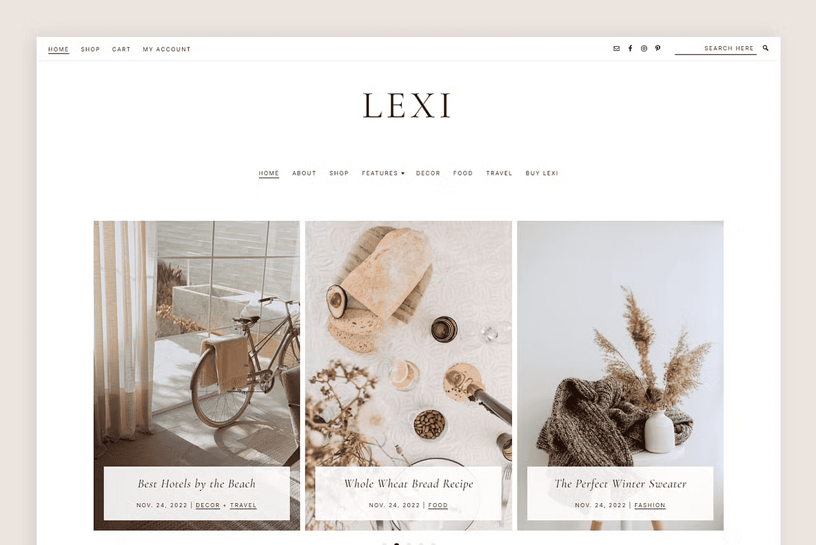 Lexi Theme • Genesis Child Theme - Siteoutsite
