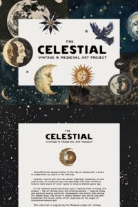 CELESTIAL Vintage Surreal Collage - Siteoutsite