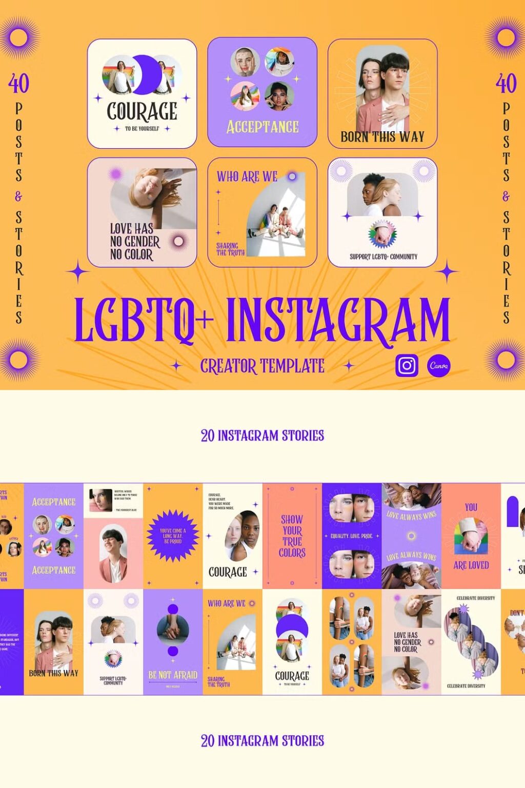 LGBTQ+ Instagram Creator Template - Siteoutsite