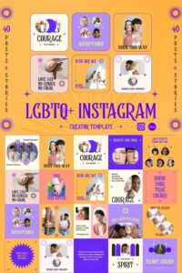LGBTQ+ Instagram Creator Template - Siteoutsite