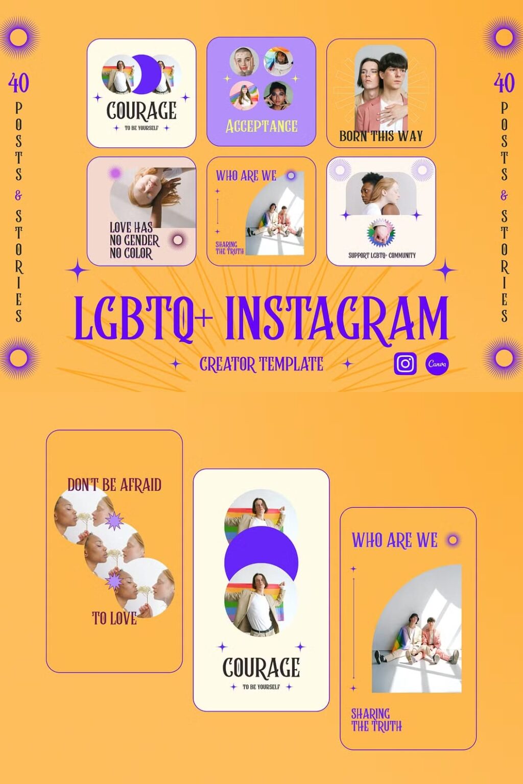 LGBTQ+ Instagram Creator Template - Siteoutsite