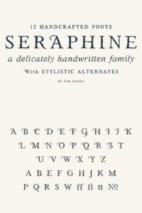 Seraphine Serif Font Family - Siteoutsite