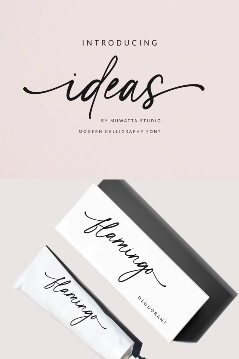 Ideas Script Font - Siteoutsite